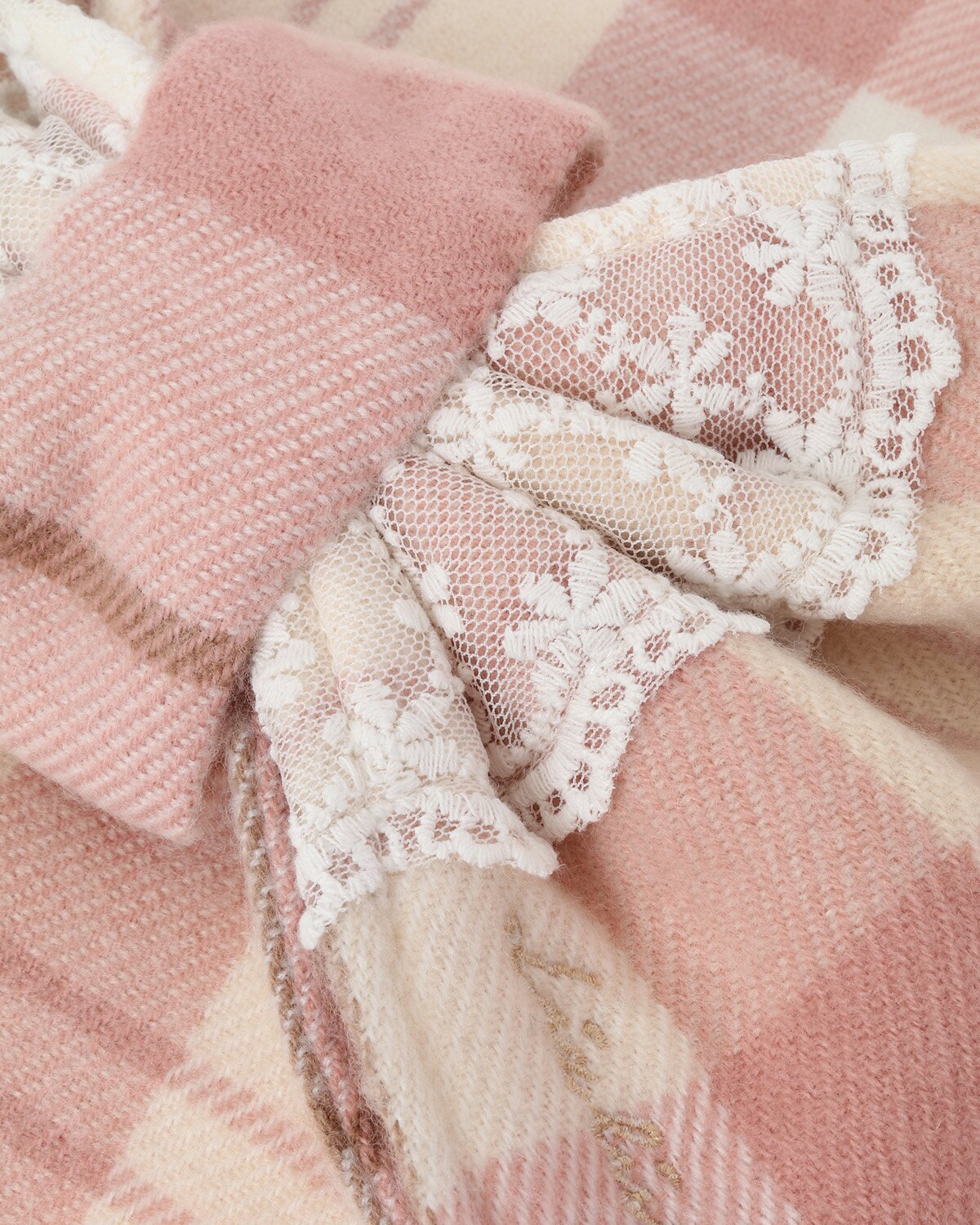 LIZ LISA Ribbon Checkered Stole - Tokyo Otaku Mode (TOM)