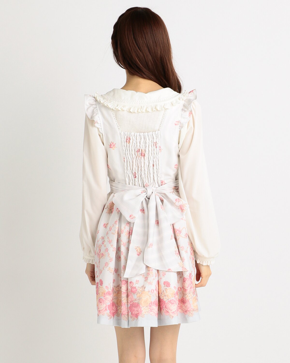 LIZ LISA Floral Cross Pattern Pinafore Dress: LIZ LISA - Tokyo Otaku ...