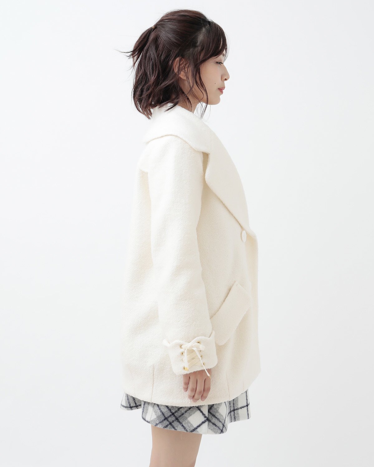 LIZ LISA Lace-Up Cocoon Coat: LIZ LISA - Tokyo Otaku Mode (TOM)
