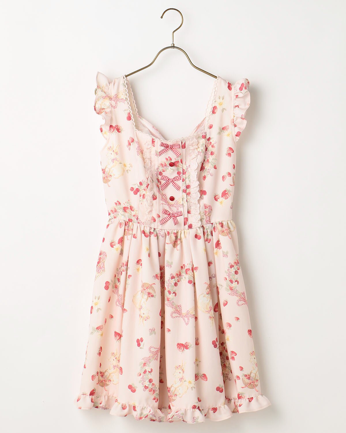 LIZ LISA Rabbit & Ribbon Print Jumper Skirt - Tokyo Otaku Mode (TOM)
