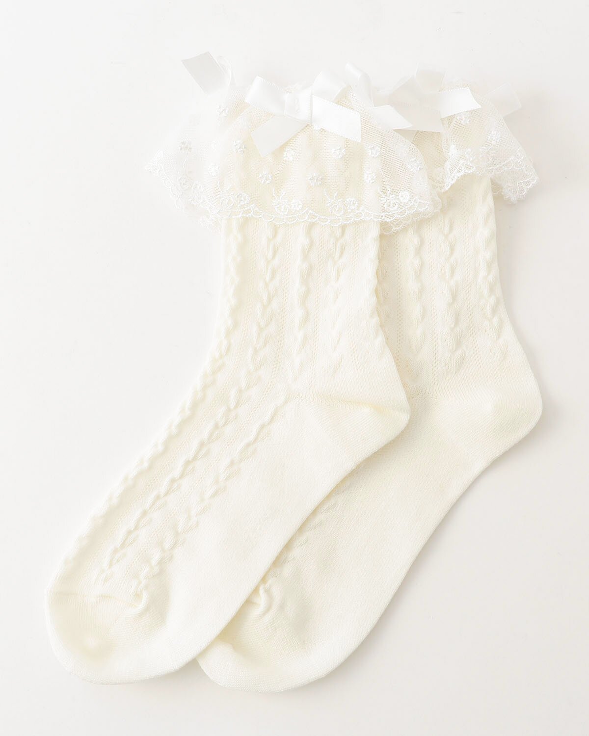 LIZ LISA Heart Ribbon Socks - Tokyo Otaku Mode (TOM)