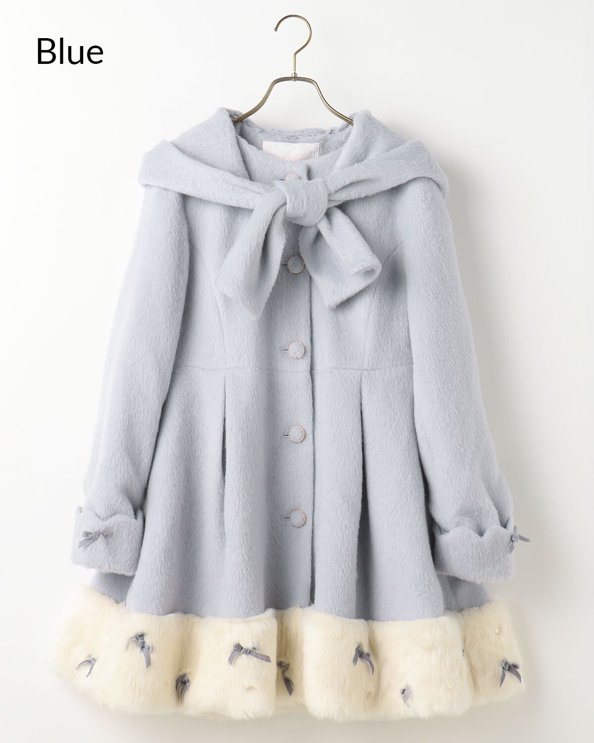 LIZ LISA Fur Ribbon Coat - Tokyo Otaku Mode (TOM)
