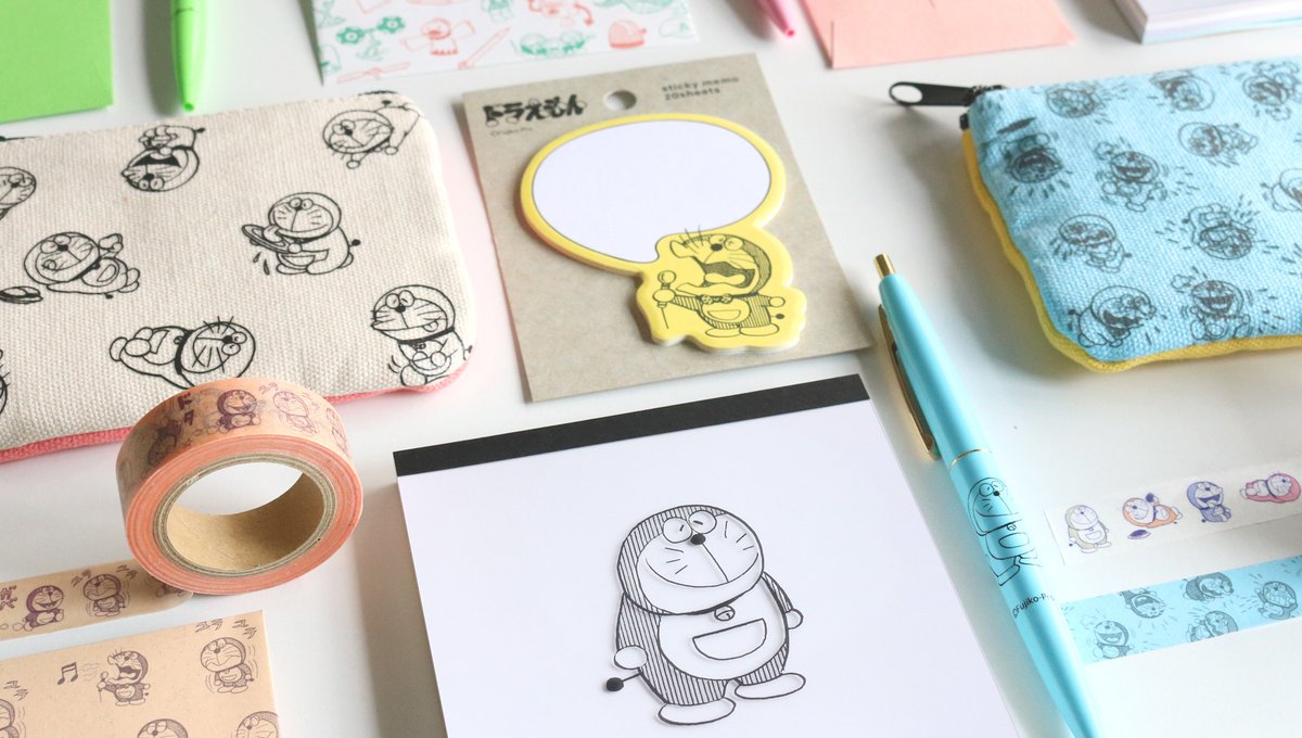Doraemon Visits Again for New GreenFlash Stationery Collab! | Product ...