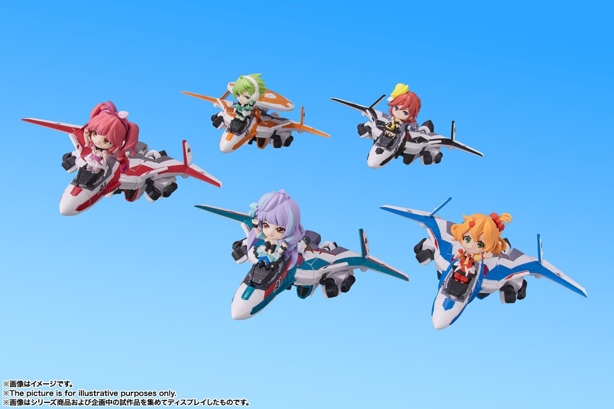 Tiny Session Macross Delta VF-31F Siegfried (Messer Ihlefeld Use) w/ Kaname Buccaneer: Bandai ...