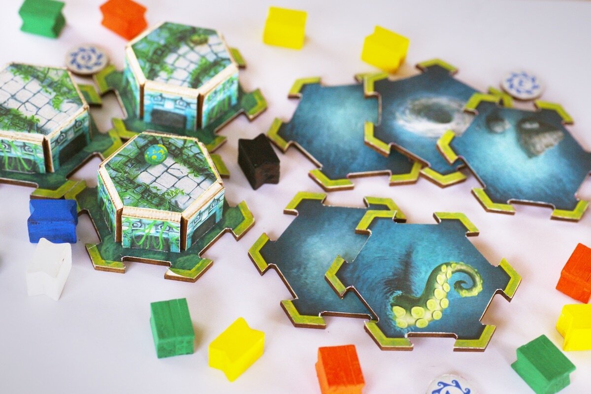 Mask of Moai: Old Seabed Monument & Sacred Beast Raparapa VR Board Game ...