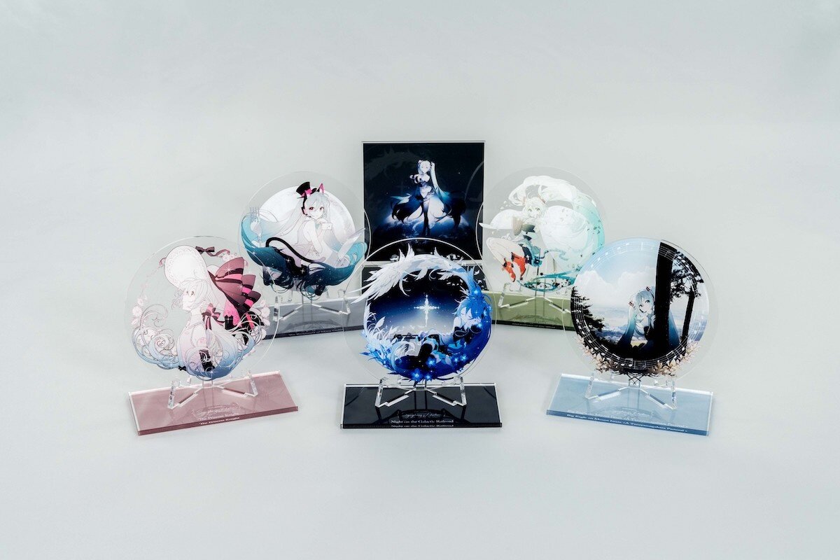 Hatsune Miku x Rella Acrylic Keychain: Night on the Galactic Railroad - Tokyo Otaku Mode (TOM)