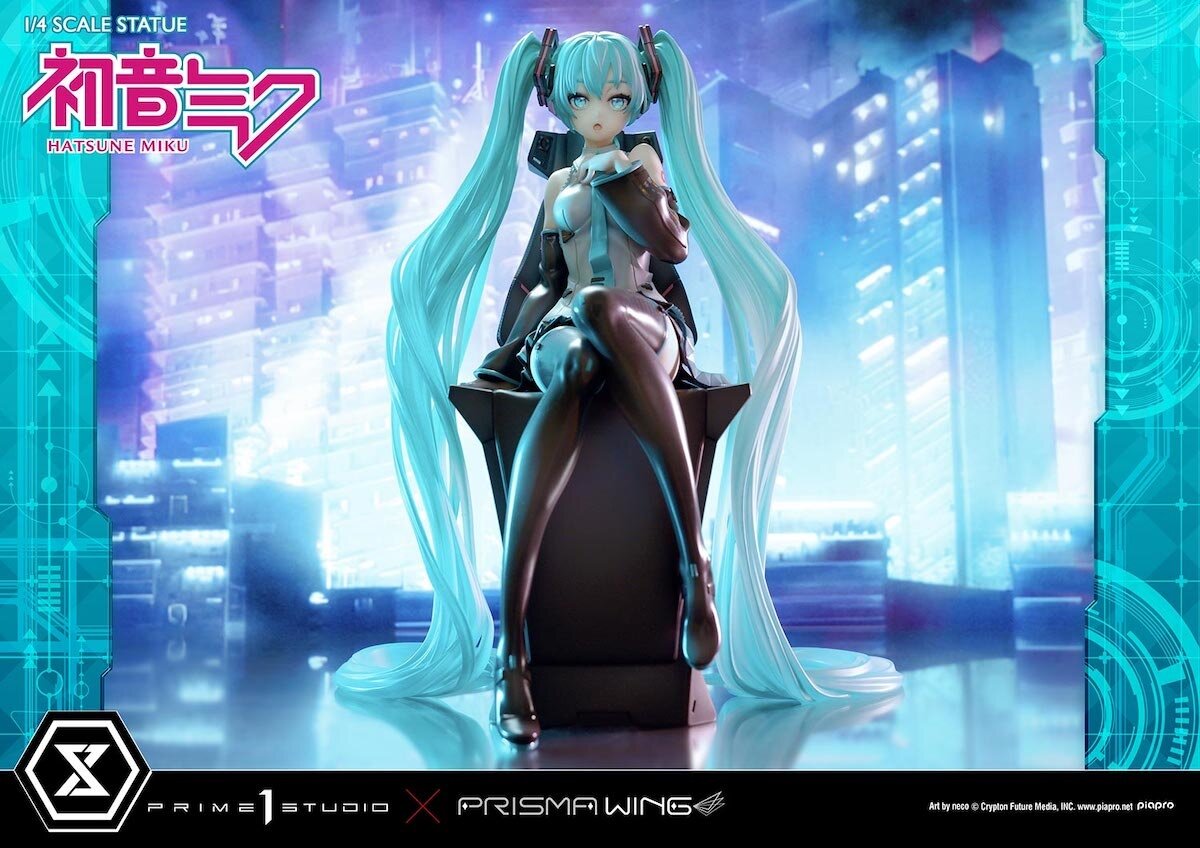 Prisma Wing Hatsune Miku Art by neco 1/4 Scale Statue - Tokyo Otaku ...