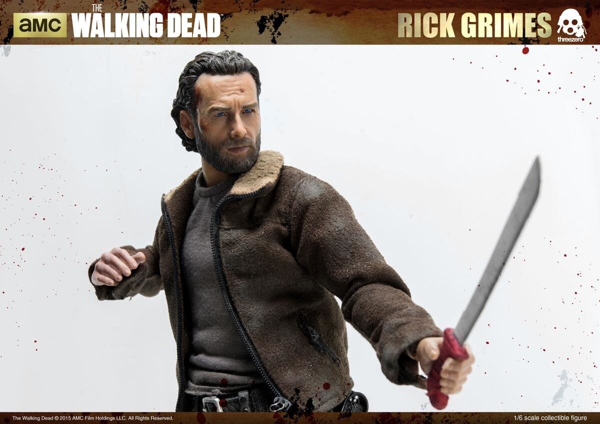 Rick Grimes 1/6 Scale Collectible Figure | The Walking Dead: threezero ...
