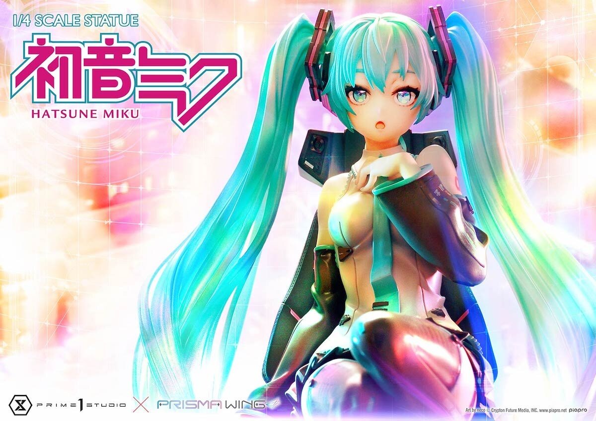 Prisma Wing Hatsune Miku Art by neco 1/4 Scale Statue - Tokyo Otaku ...