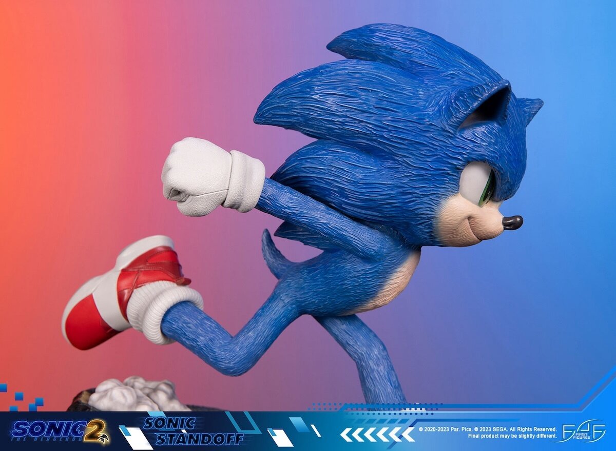 Sonic the Hedgehog 2 Sonic Standoff Statue: First 4 Figures - Tokyo ...