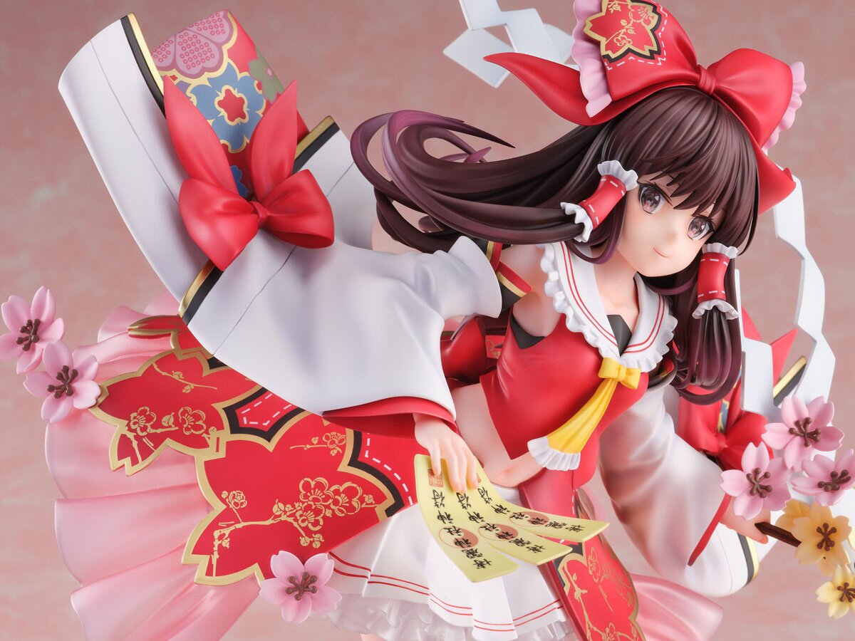 Touhou Project Fuzichoco Illustration Reimu Hakurei 1/7 Scale Figure ...