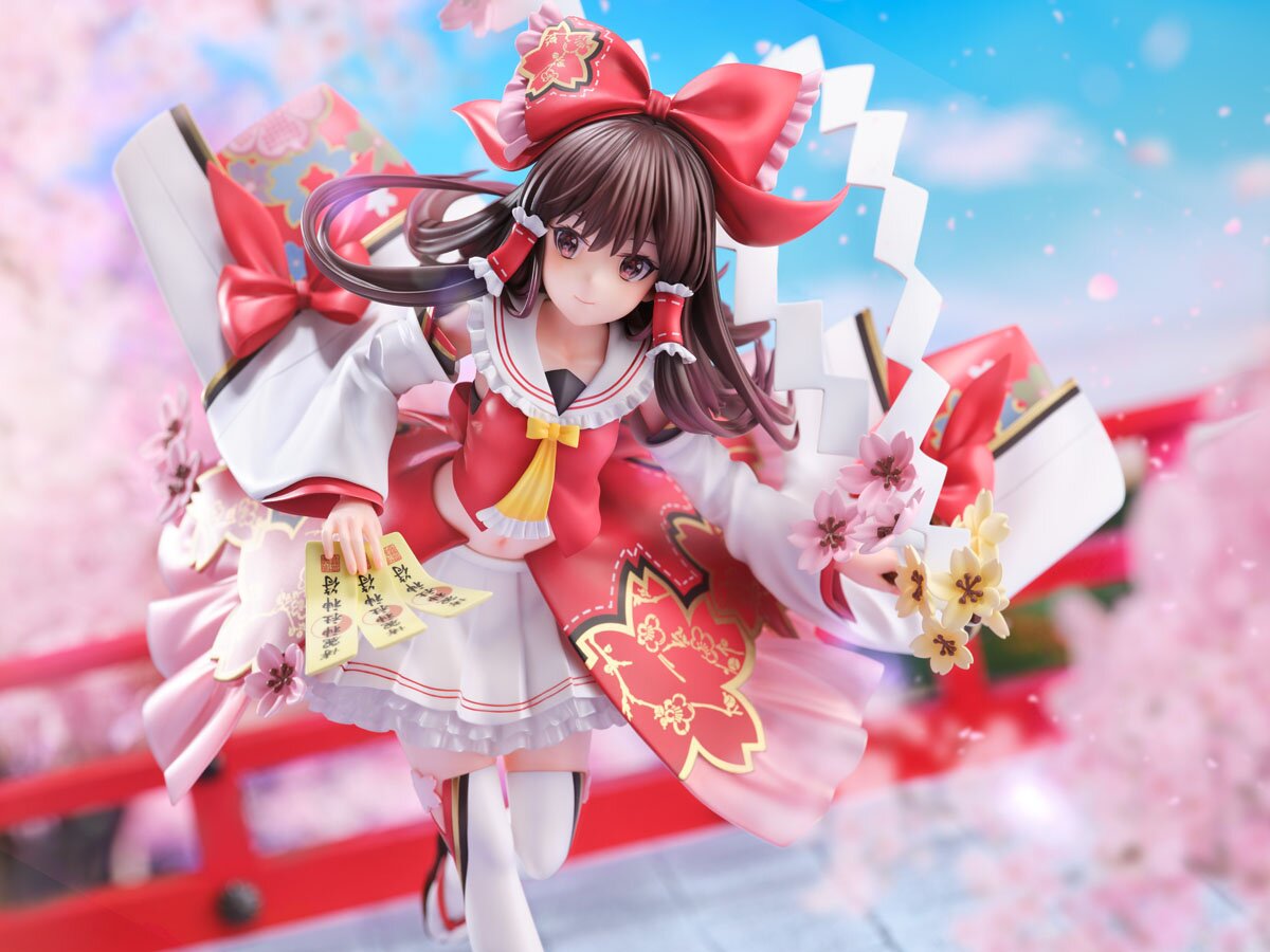 Touhou Project Fuzichoco Illustration Reimu Hakurei 1/7 Scale Figure ...