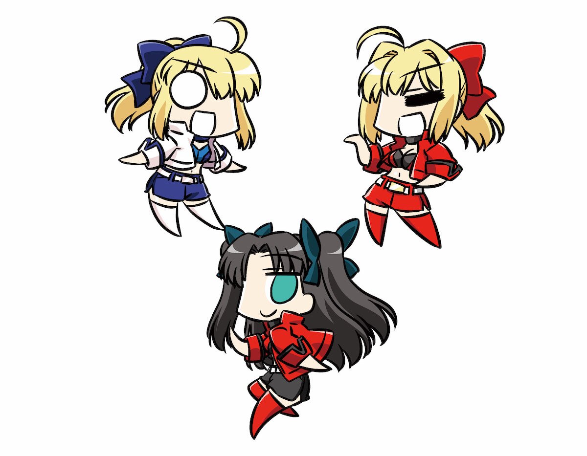 TYPE-MOON Racing Acrylic Keychain Set: Type-Moon - Tokyo Otaku Mode (TOM)