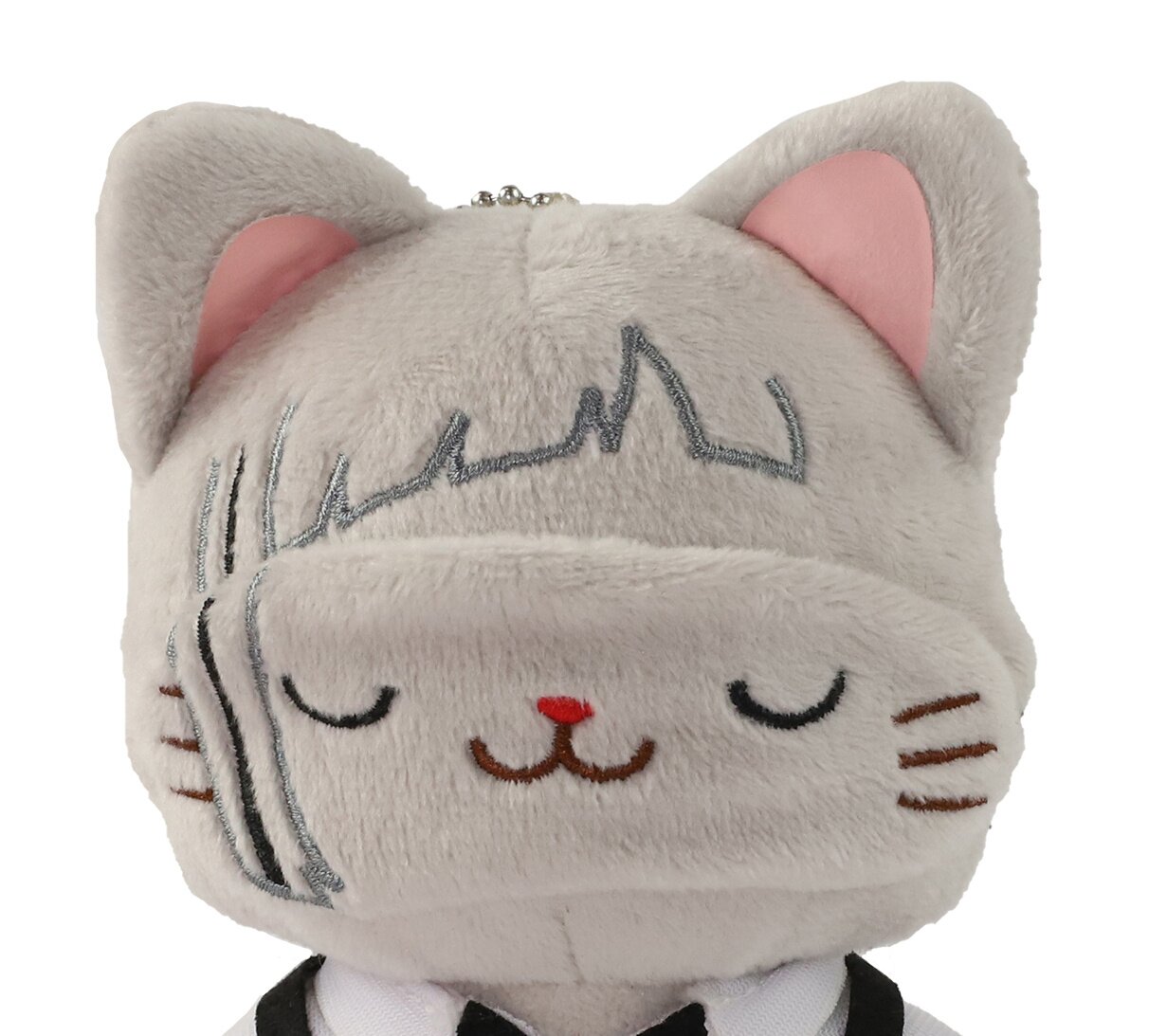 Bungo Stray Dogs With Cat Plushie Keychain with Eye Mask Atsushi ...