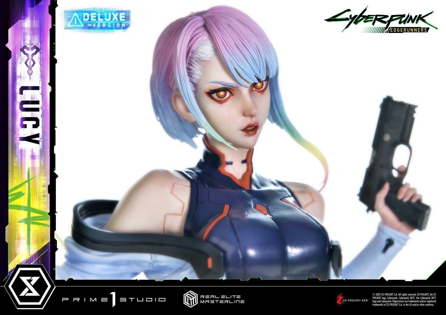 Real Elite Masterline Cyberpunk: Edgerunners Lucy 1/4 Scale Figure DX ...
