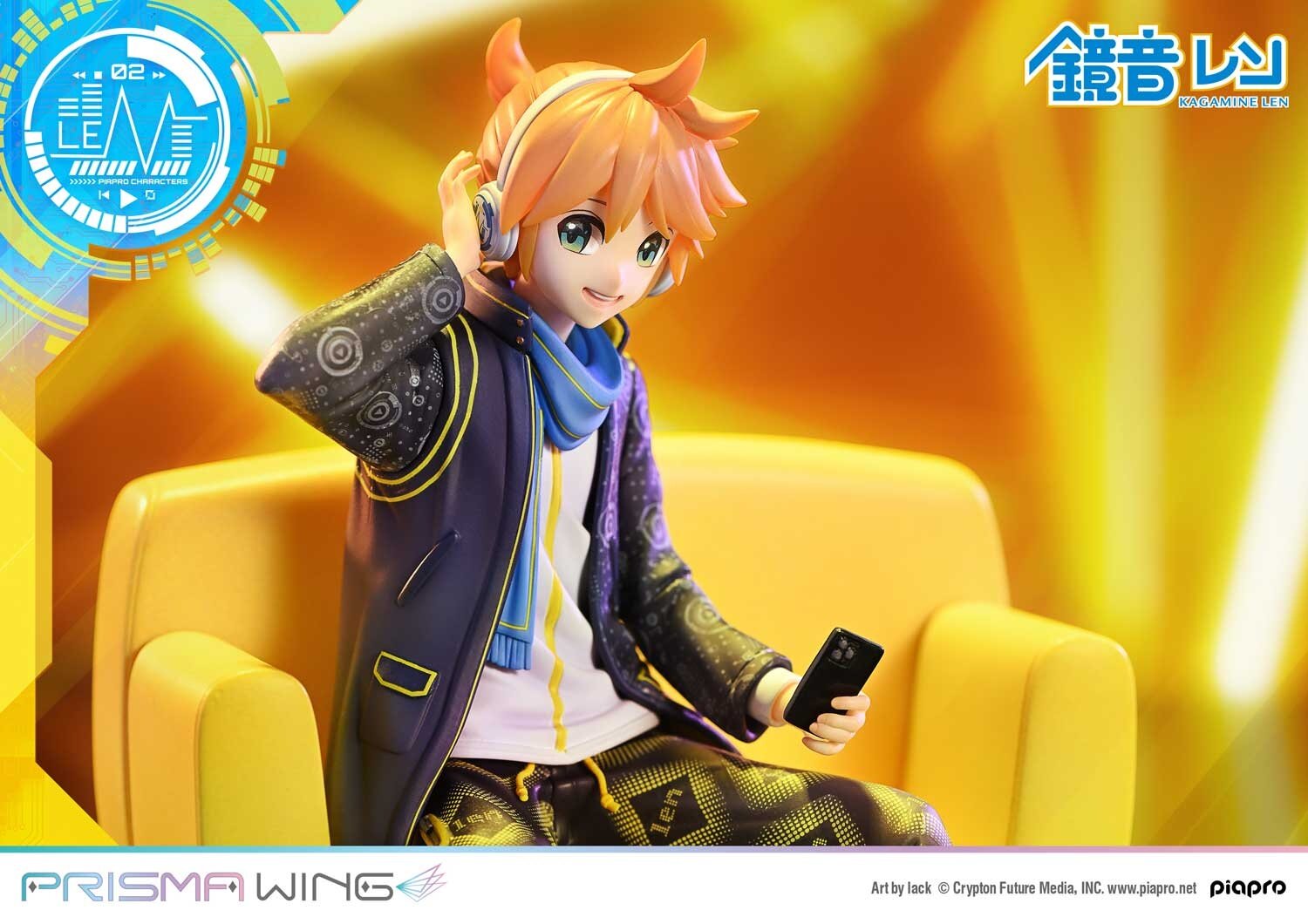 Prisma Wing Piapro Characters Kagamine Len Art by lack Bonus Edition 1/ ...
