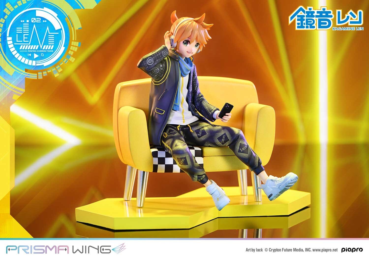 Prisma Wing Piapro Characters Kagamine Len Art by lack Bonus Edition 1/ ...
