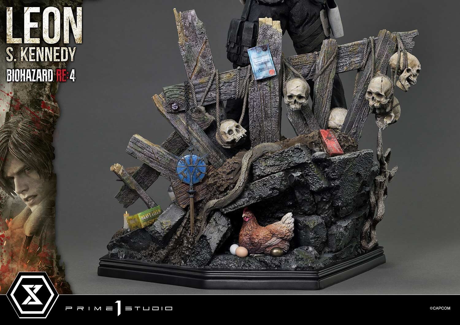 Ultimate Premium Masterline Resident Evil 4 Leon S. Kennedy 1/4 Scale ...