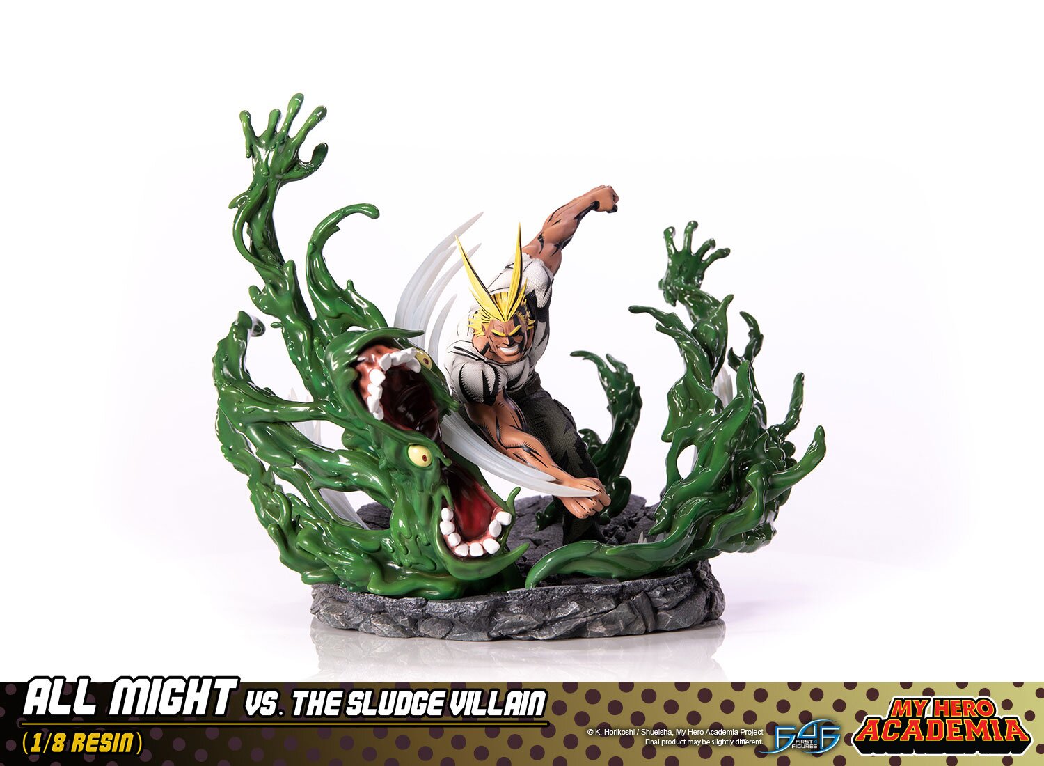 My Hero Academia All Might Vs. The Sludge Villain Statue - Tokyo Otaku ...