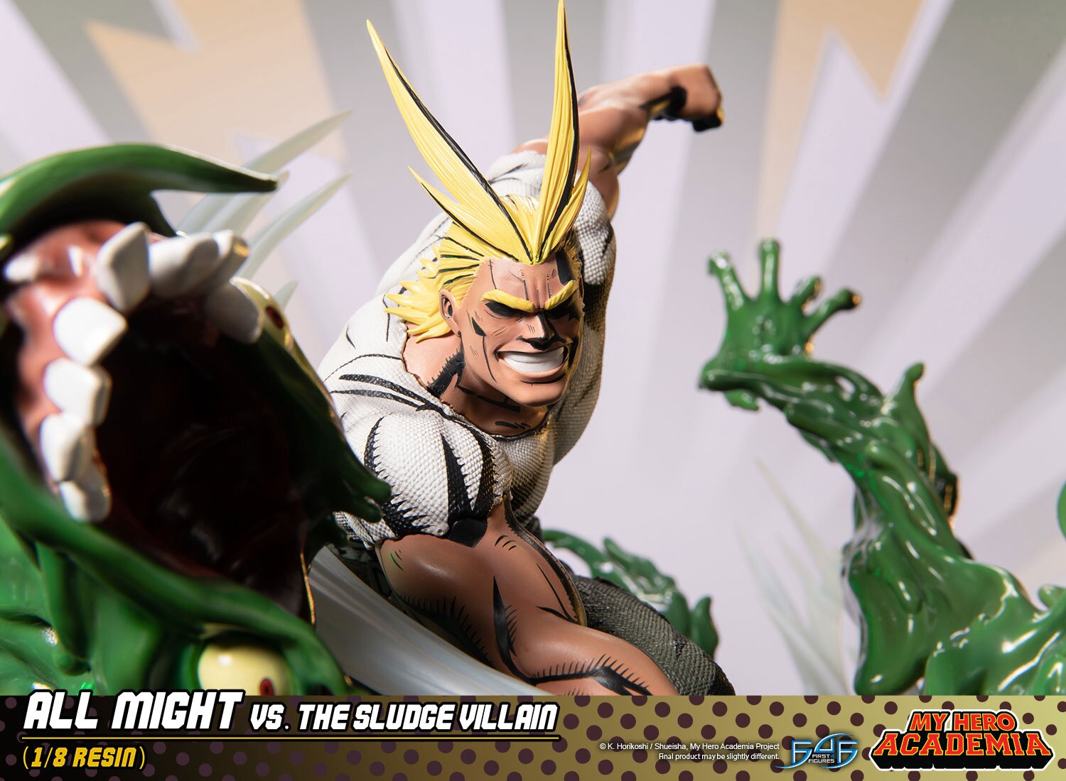 My Hero Academia All Might Vs. The Sludge Villain Statue - Tokyo Otaku ...