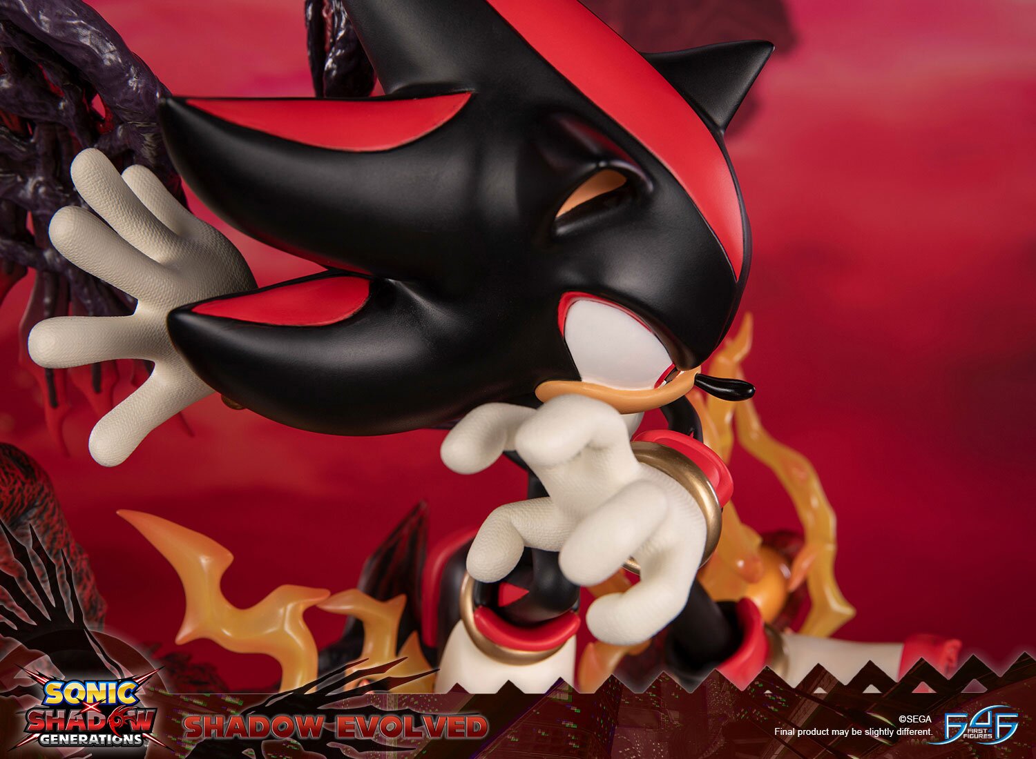 Sonic X Shadow Generations Shadow Evolved Statue: First 4 Figures ...