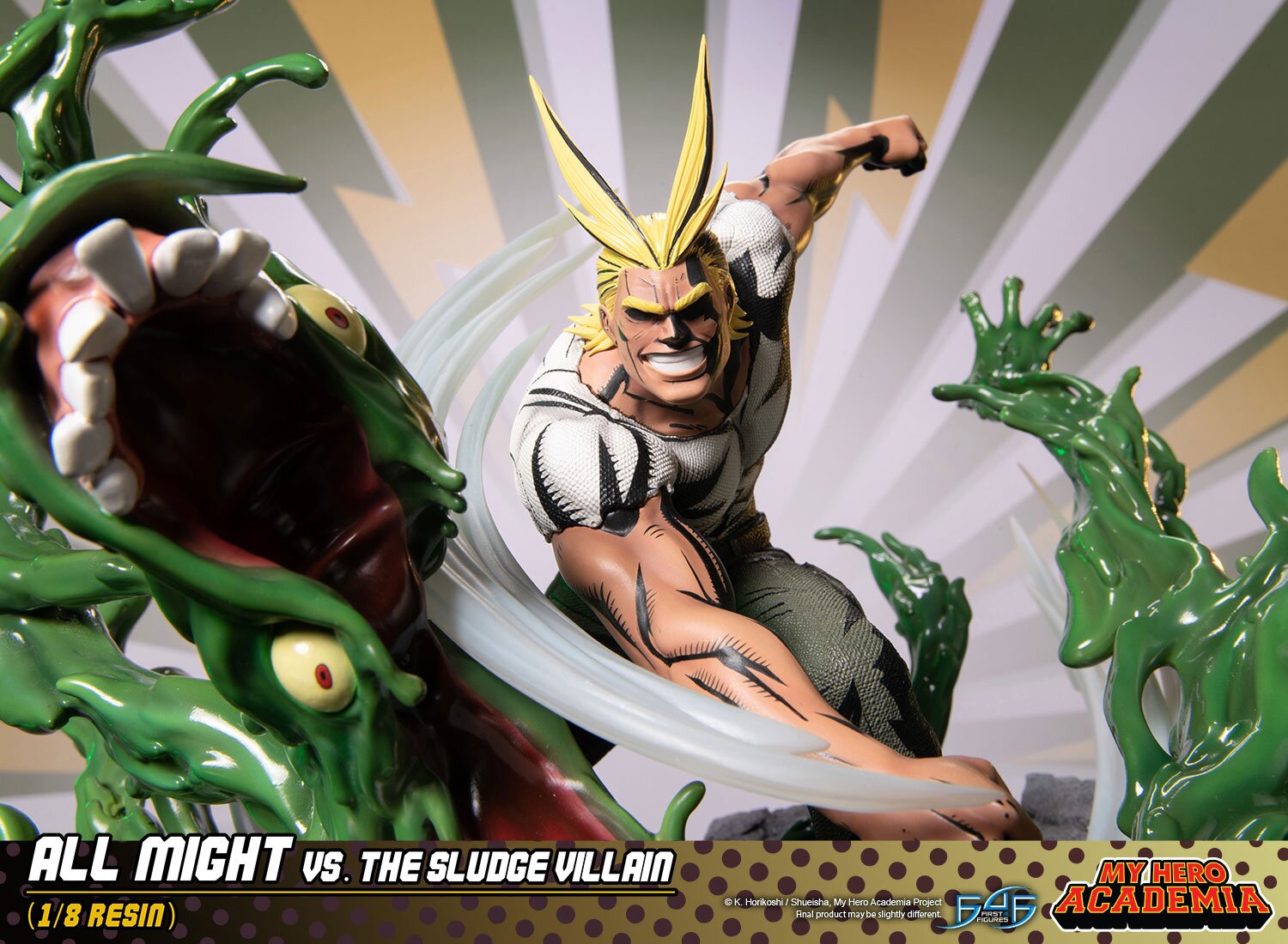My Hero Academia All Might Vs. The Sludge Villain Statue - Tokyo Otaku ...