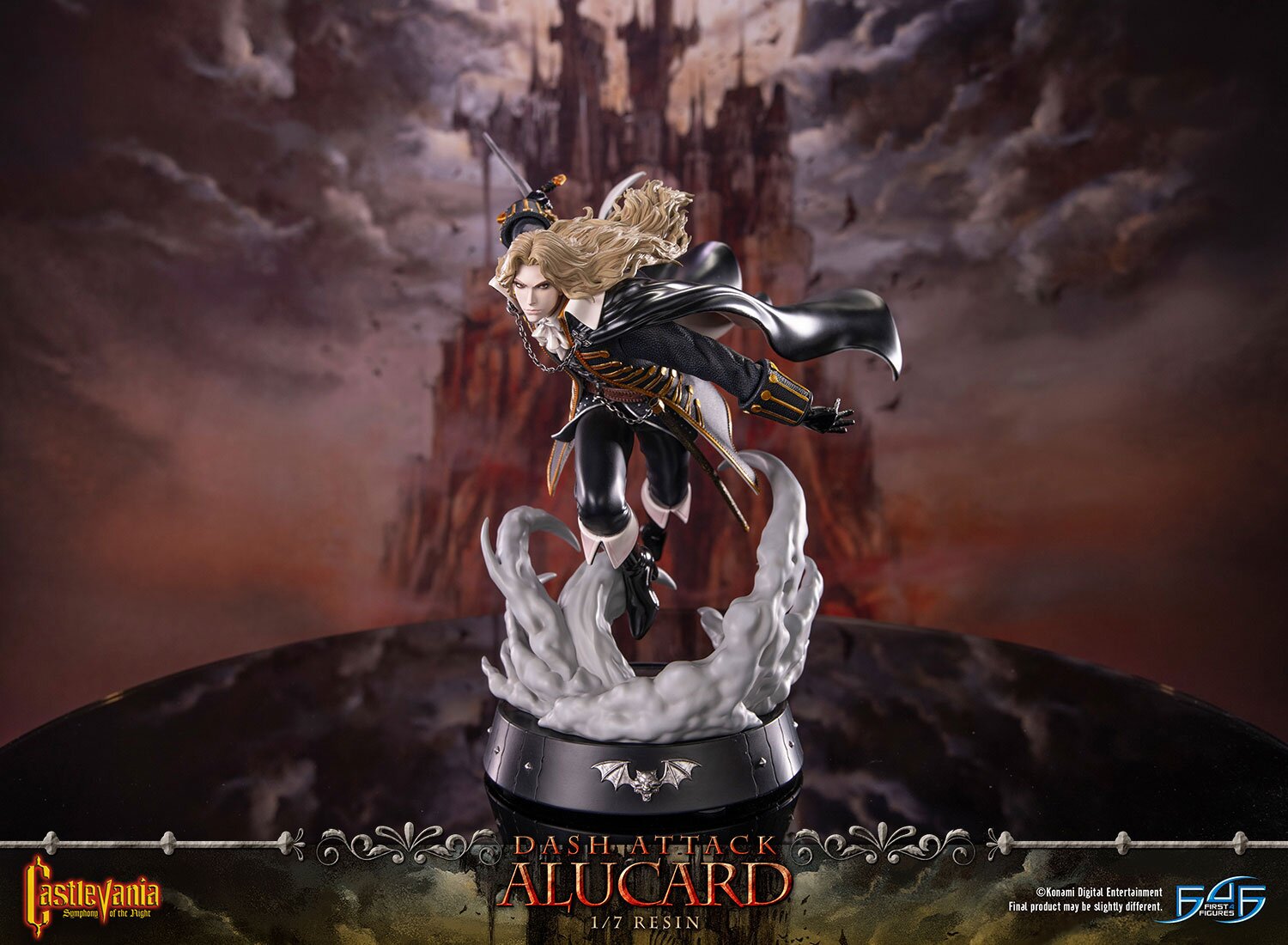Castlevania: Symphony of the Night Dash Attack Alucard 1/7 Scale Resin ...