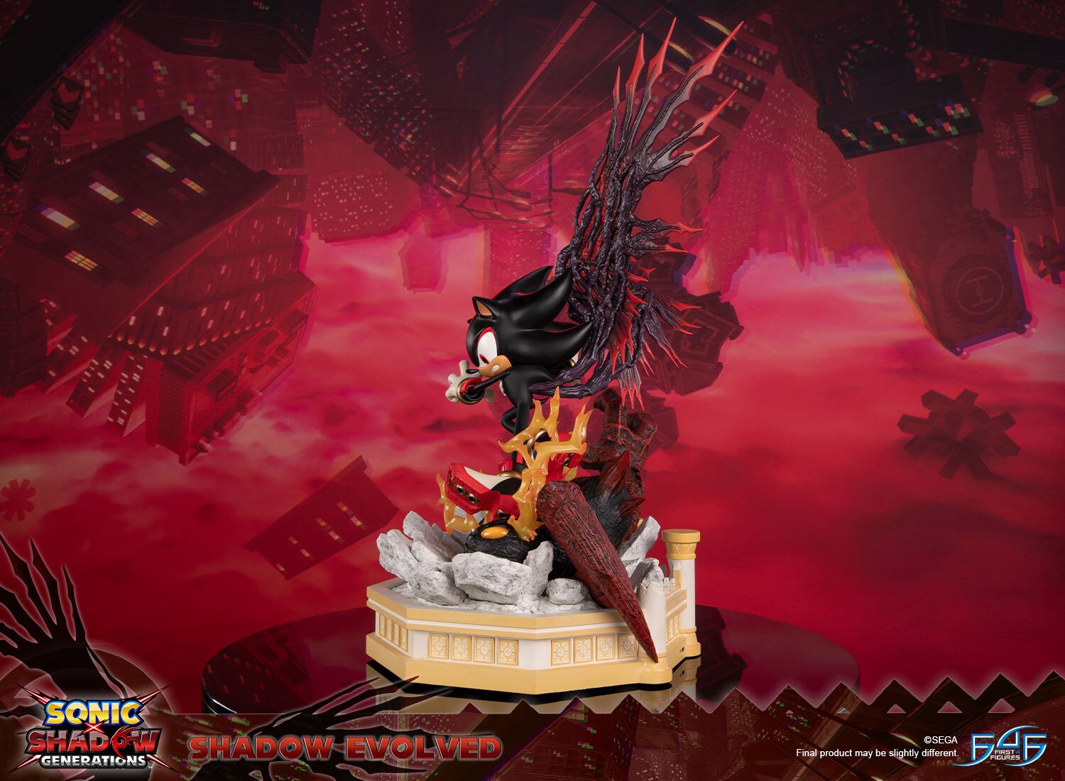 Sonic X Shadow Generations Shadow Evolved Statue: First 4 Figures 7% ...