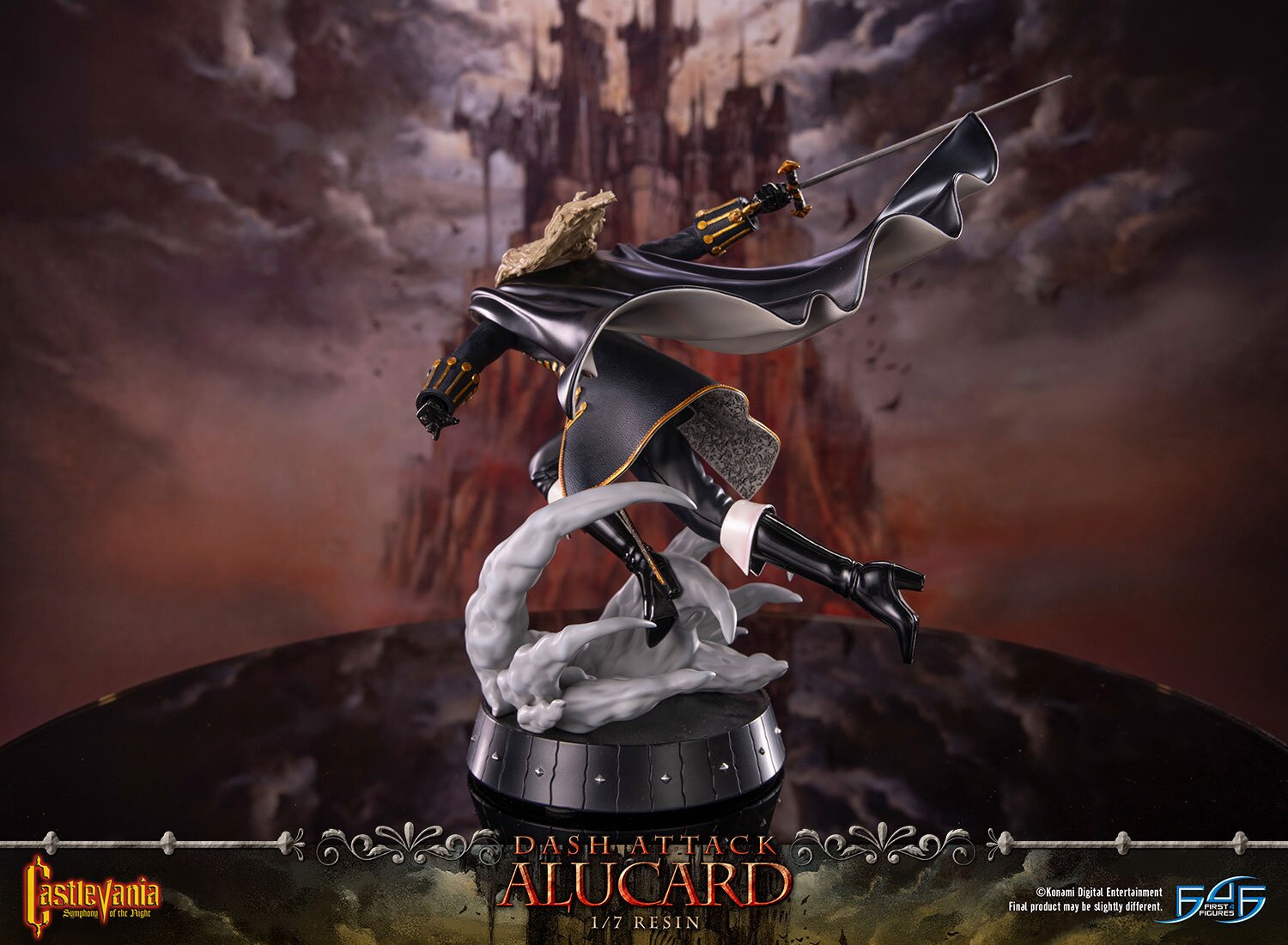 Castlevania: Symphony of the Night Dash Attack Alucard 1/7 Scale Resin ...