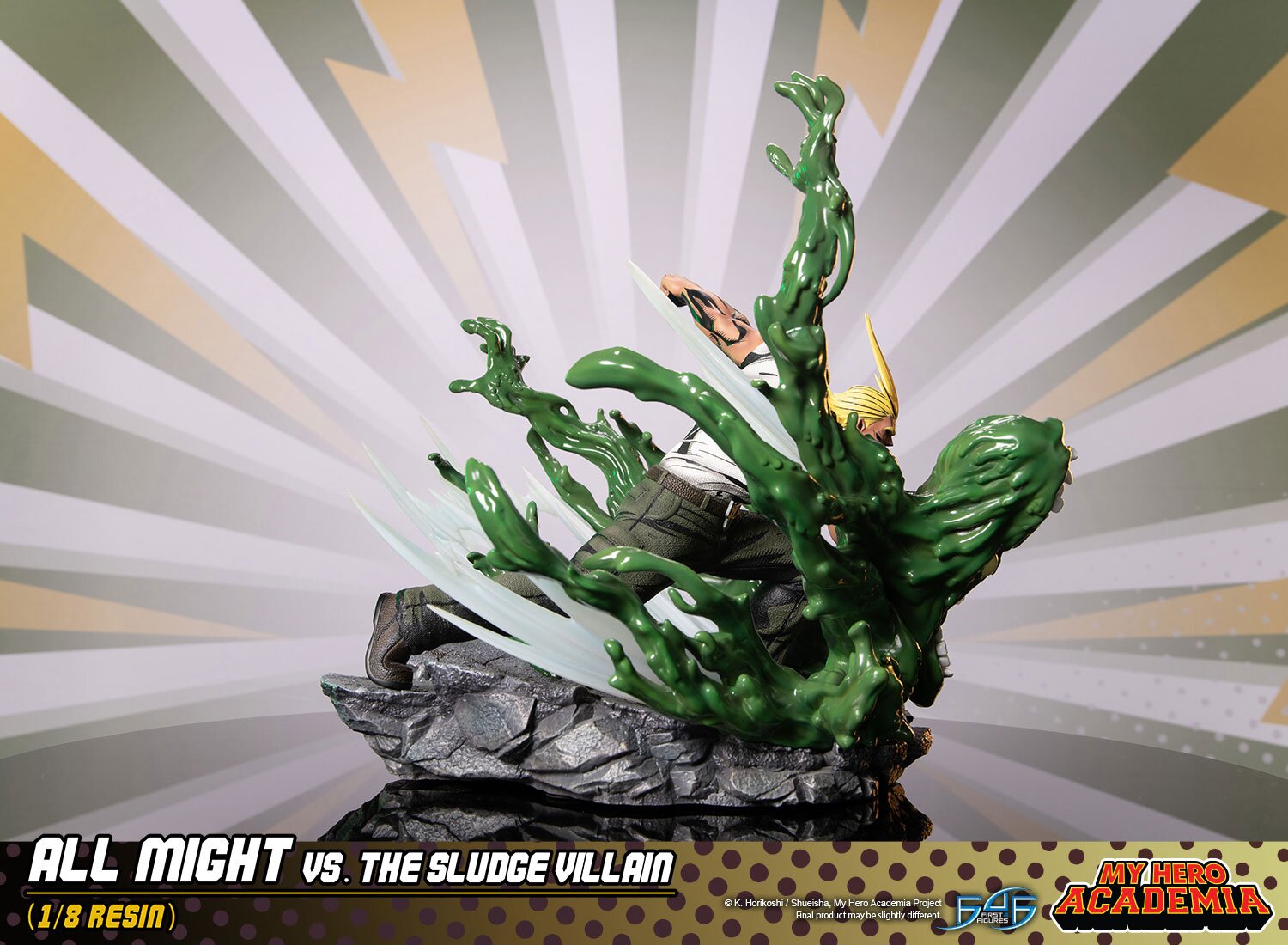 My Hero Academia All Might Vs. The Sludge Villain Statue - Tokyo Otaku ...