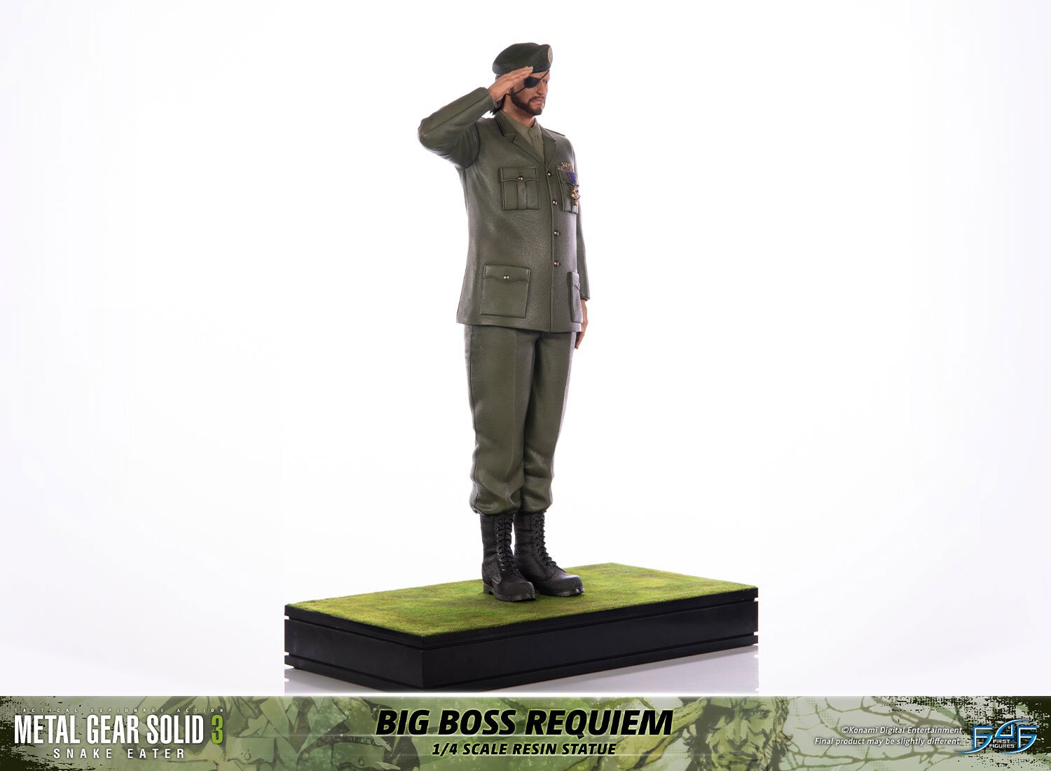Metal Gear Solid 3: Snake Eater Big Boss Requiem 1/4 Scale Resin Statue ...