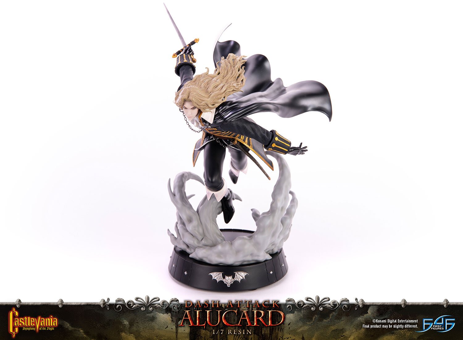 Castlevania: Symphony of the Night Dash Attack Alucard 1/7 Scale Resin ...