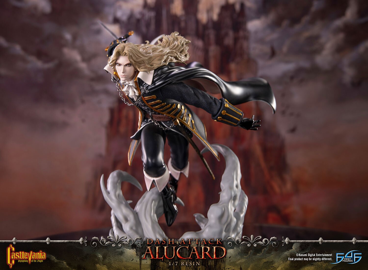 Castlevania: Symphony of the Night Dash Attack Alucard 1/7 Scale Resin ...
