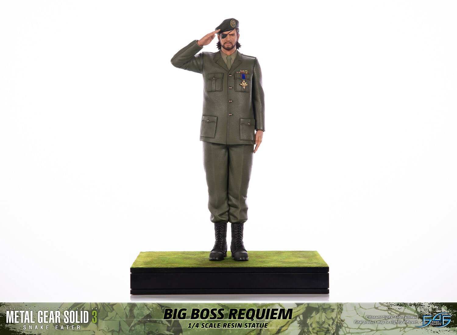 Metal Gear Solid 3: Snake Eater Big Boss Requiem 1/4 Scale Resin Statue ...
