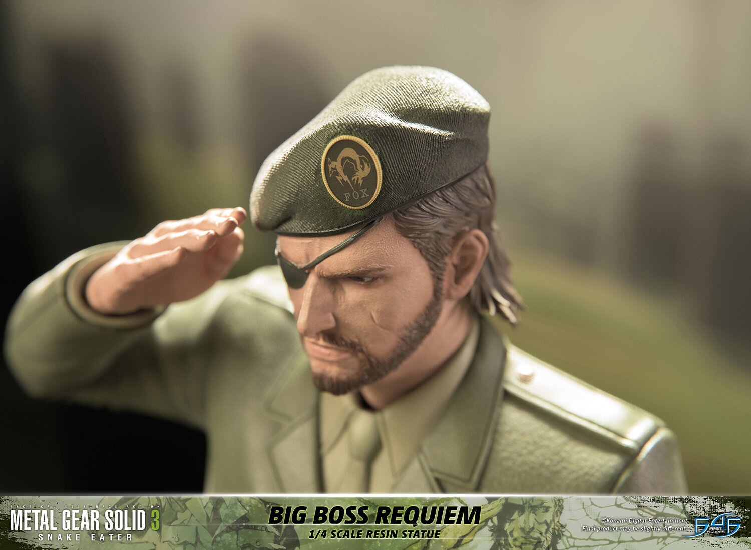 Metal Gear Solid 3: Snake Eater Big Boss Requiem 1/4 Scale Resin Statue ...