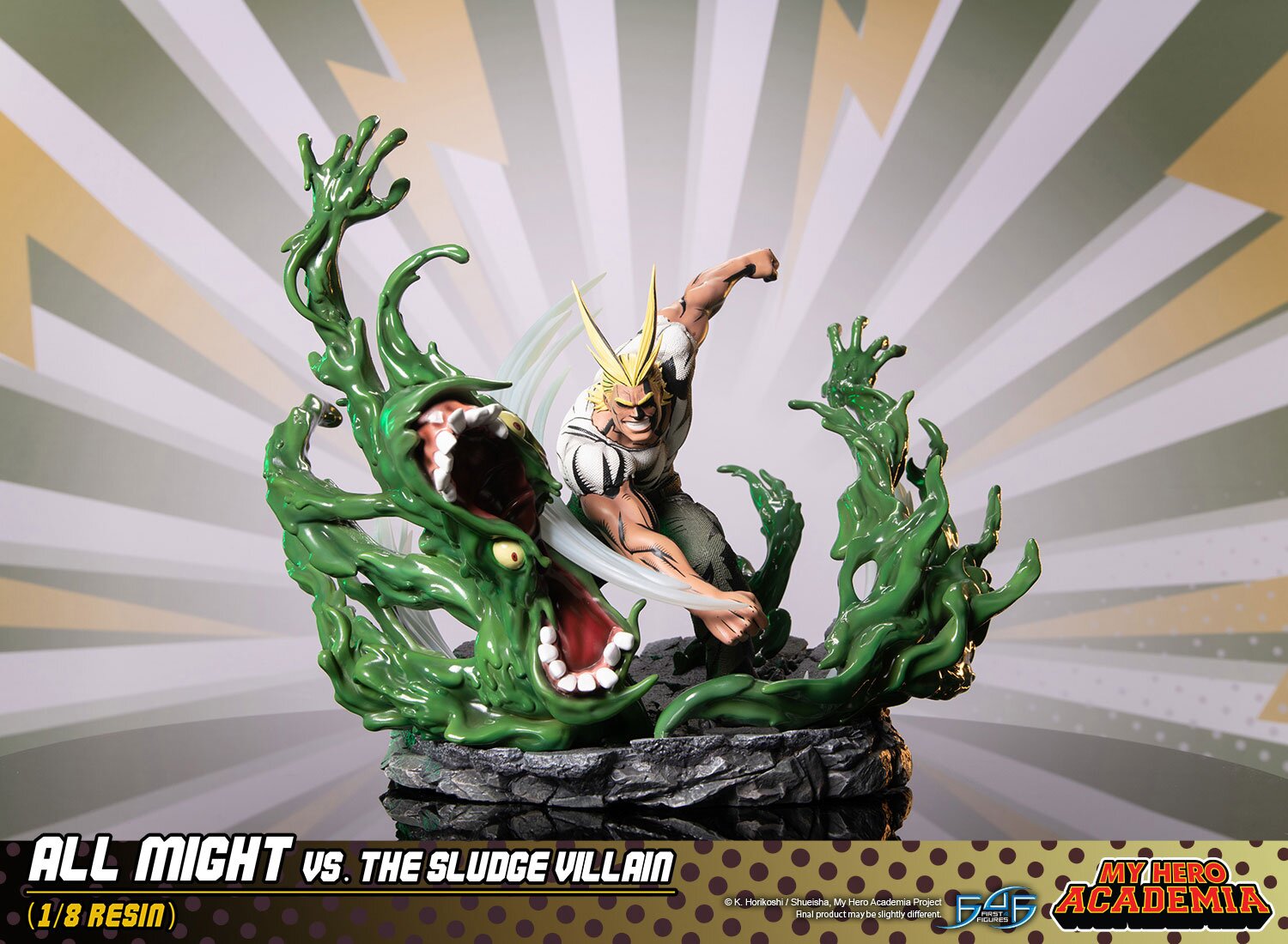 My Hero Academia All Might Vs. The Sludge Villain Statue - Tokyo Otaku ...