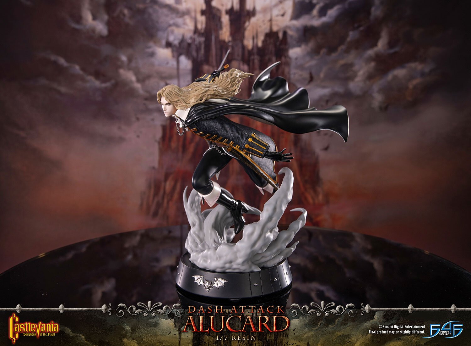 Castlevania: Symphony of the Night Dash Attack Alucard 1/7 Scale Resin ...