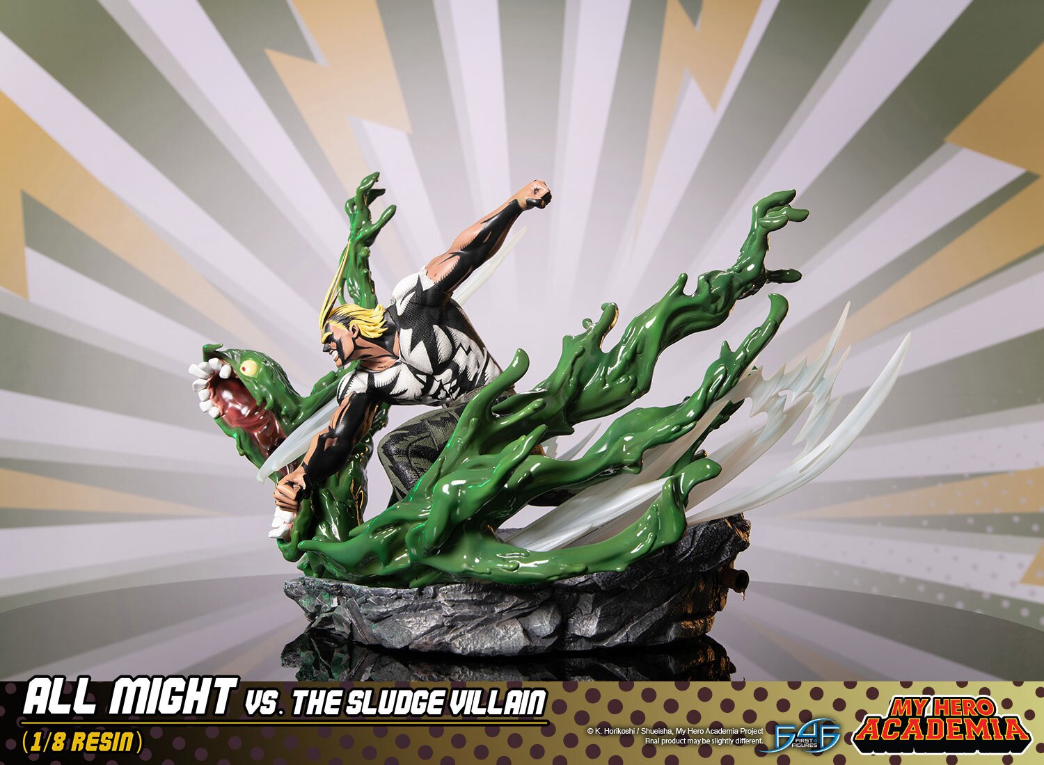 My Hero Academia All Might Vs. The Sludge Villain Statue - Tokyo Otaku ...