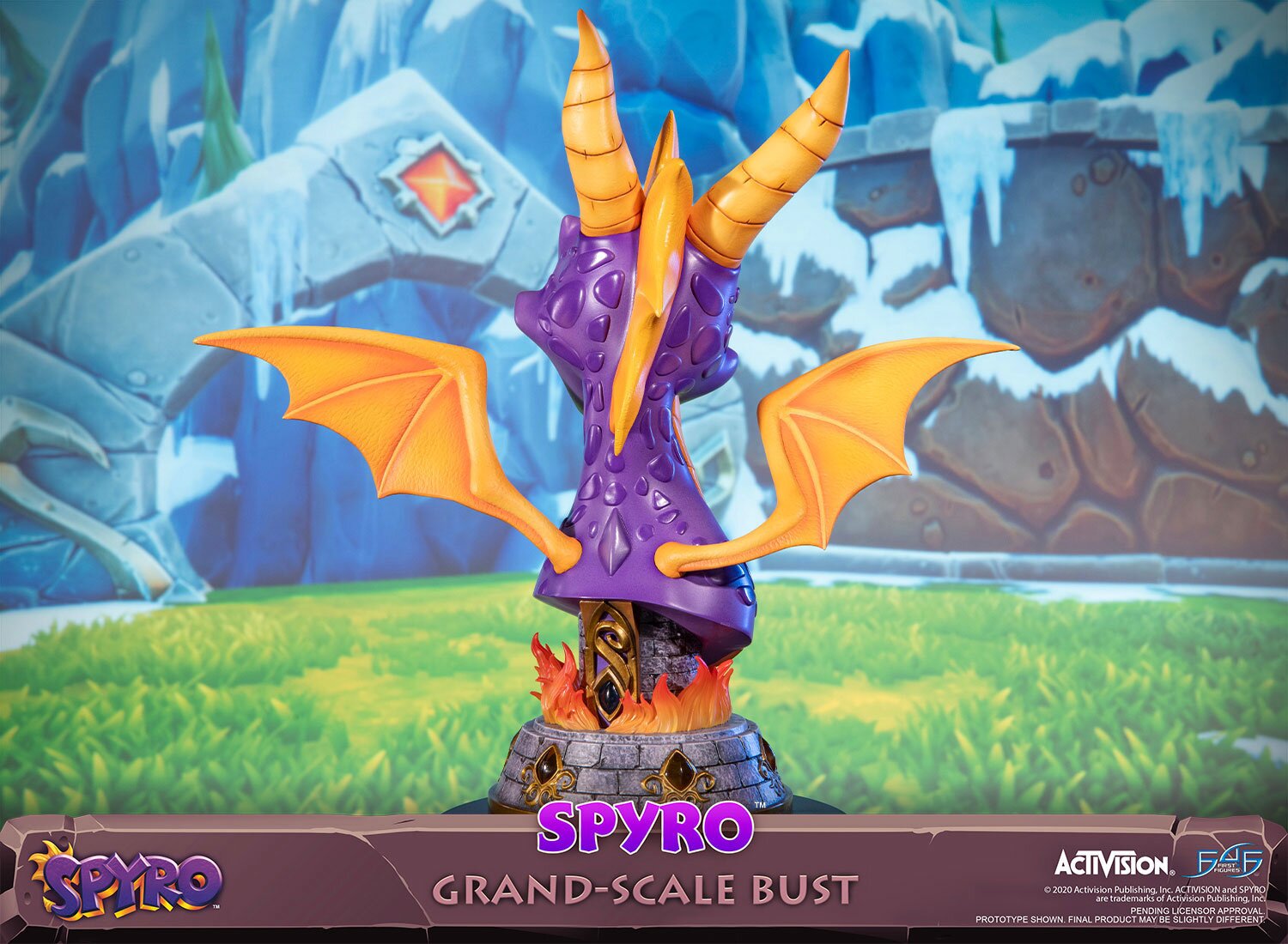 Spyro the Dragon Spyro Grand-Scale Bust: Standard Edition: First 4 ...