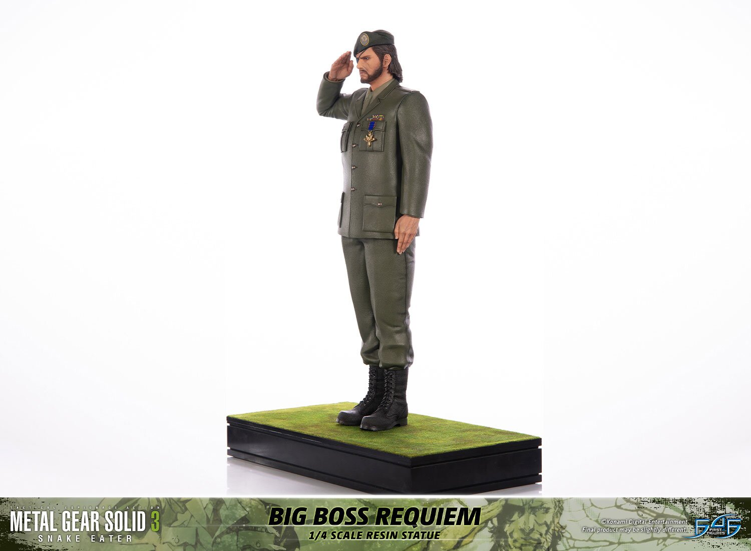 Metal Gear Solid 3: Snake Eater Big Boss Requiem 1/4 Scale Resin Statue ...