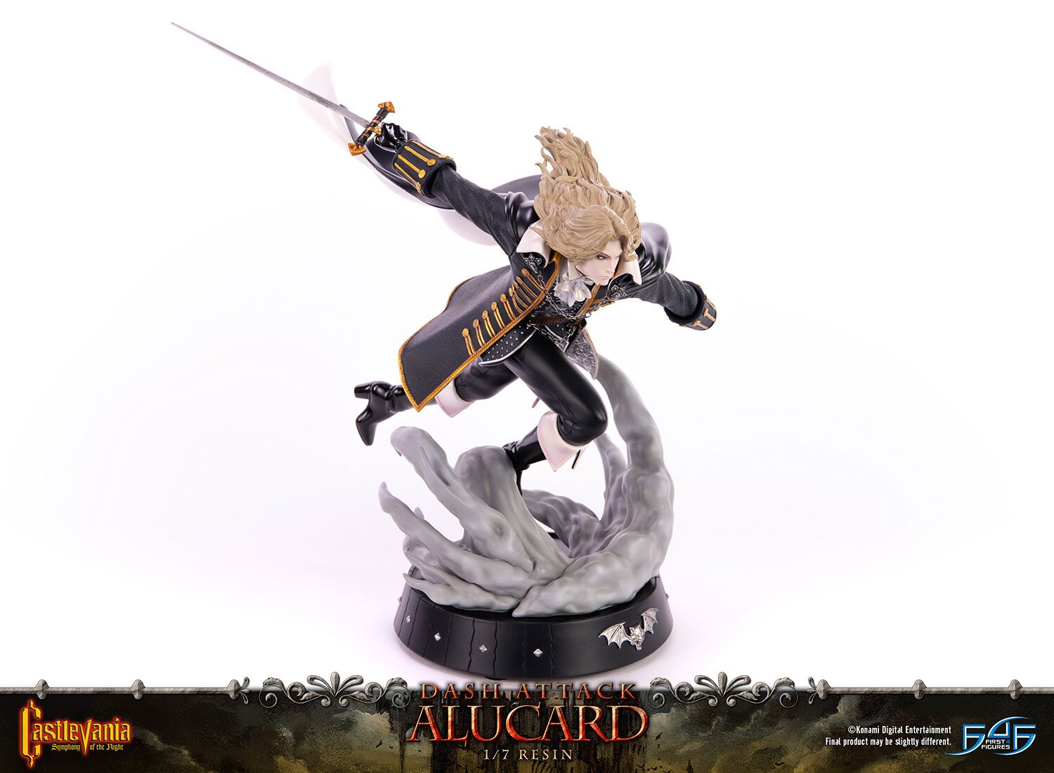 Castlevania: Symphony of the Night Dash Attack Alucard 1/7 Scale Resin ...