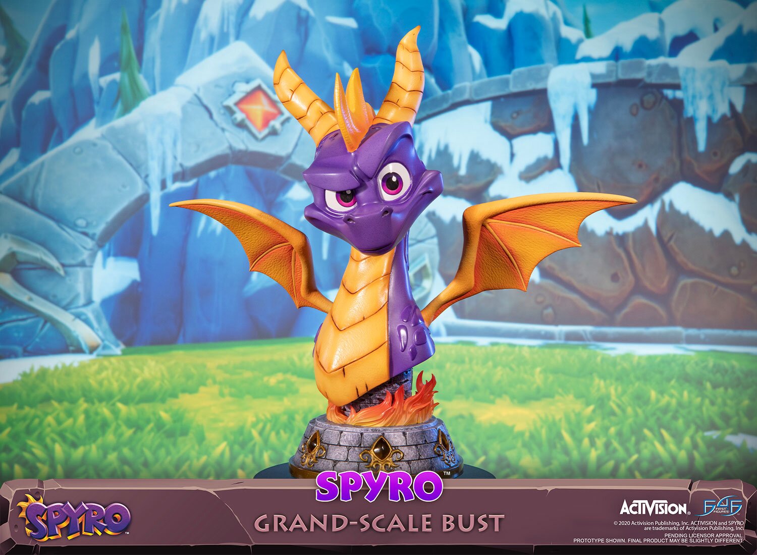Spyro the Dragon Spyro Grand-Scale Bust: Standard Edition: First 4 ...