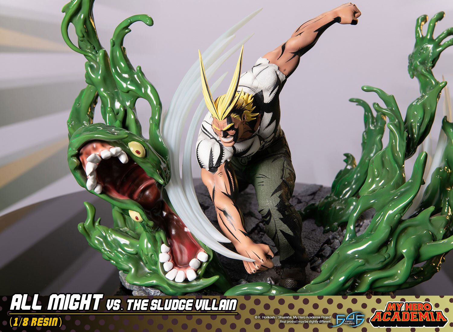 My Hero Academia All Might Vs. The Sludge Villain Statue - Tokyo Otaku ...