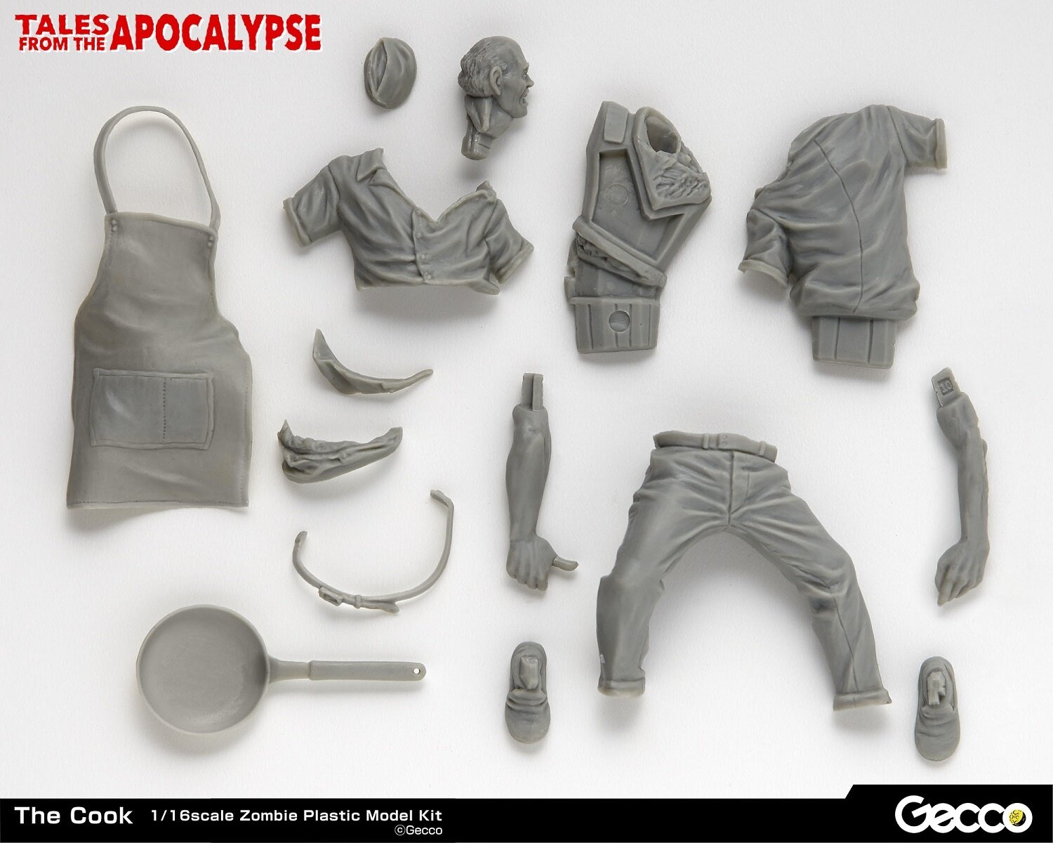 Tales from the Apocalypse - The Cook 1/16 Scale Zombie Plastic Model ...