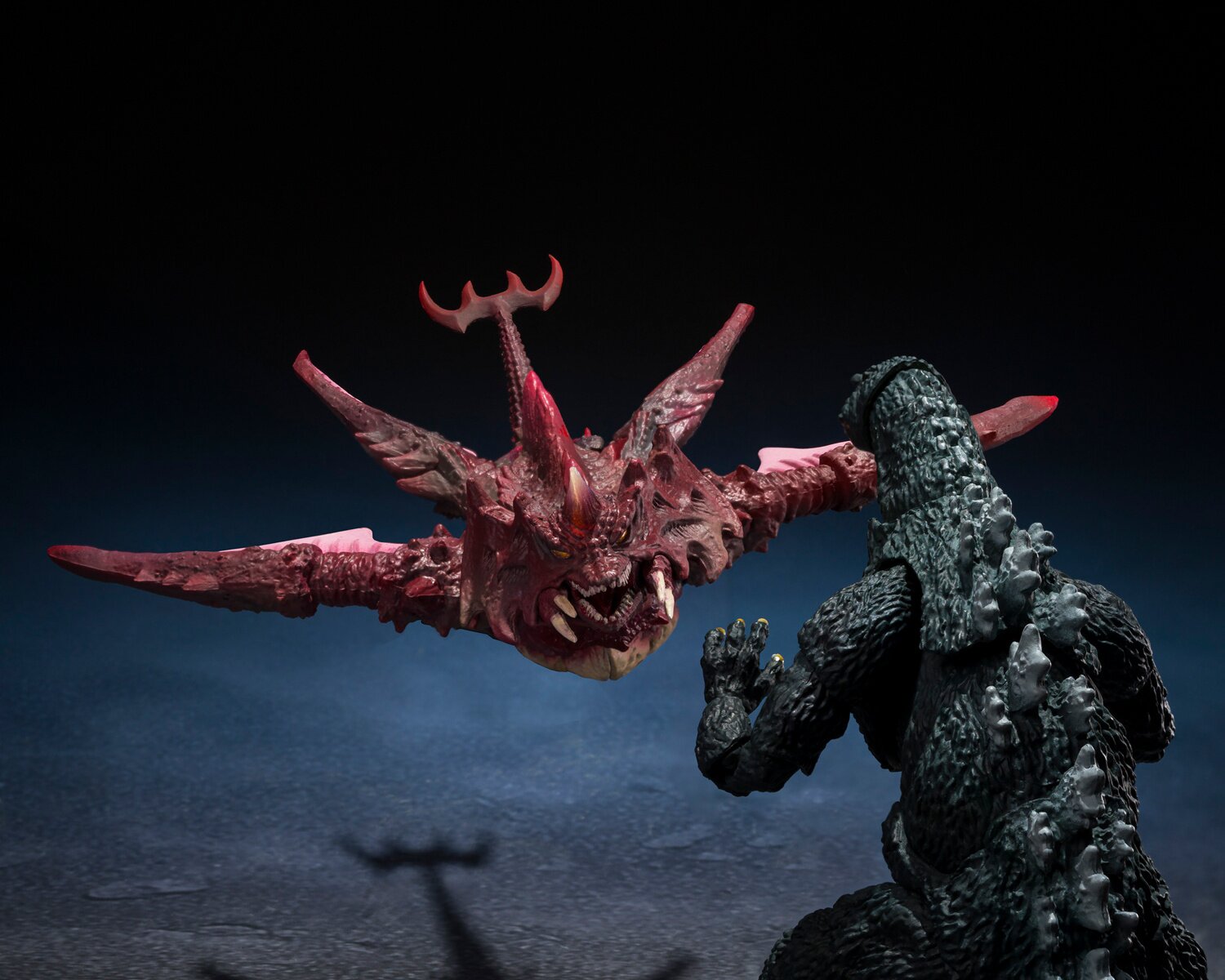 S.H.MonsterArts Godzilla vs. Destoroyah Godzilla Jr. & Destoroyah ...