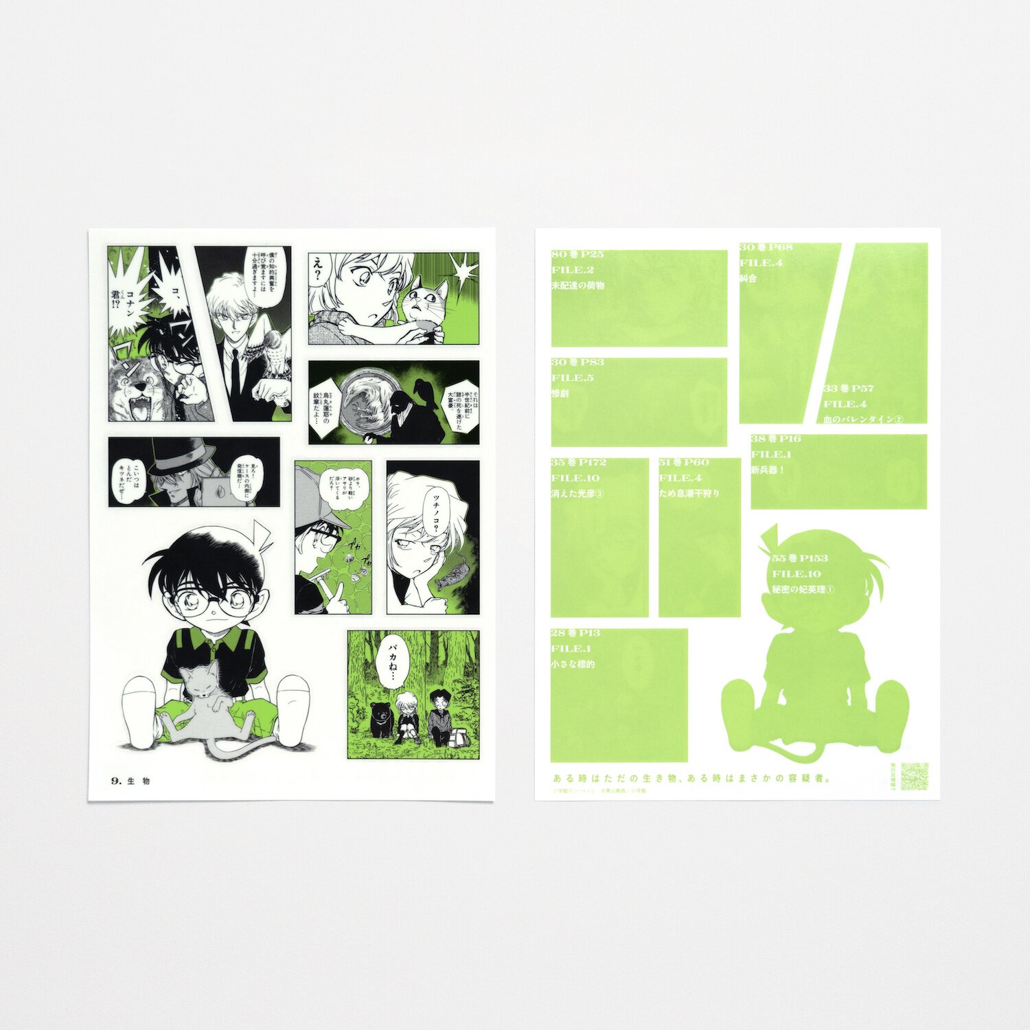 Detective Conan Sticker Lottery FILE.1 The Great Detective Turned into ...