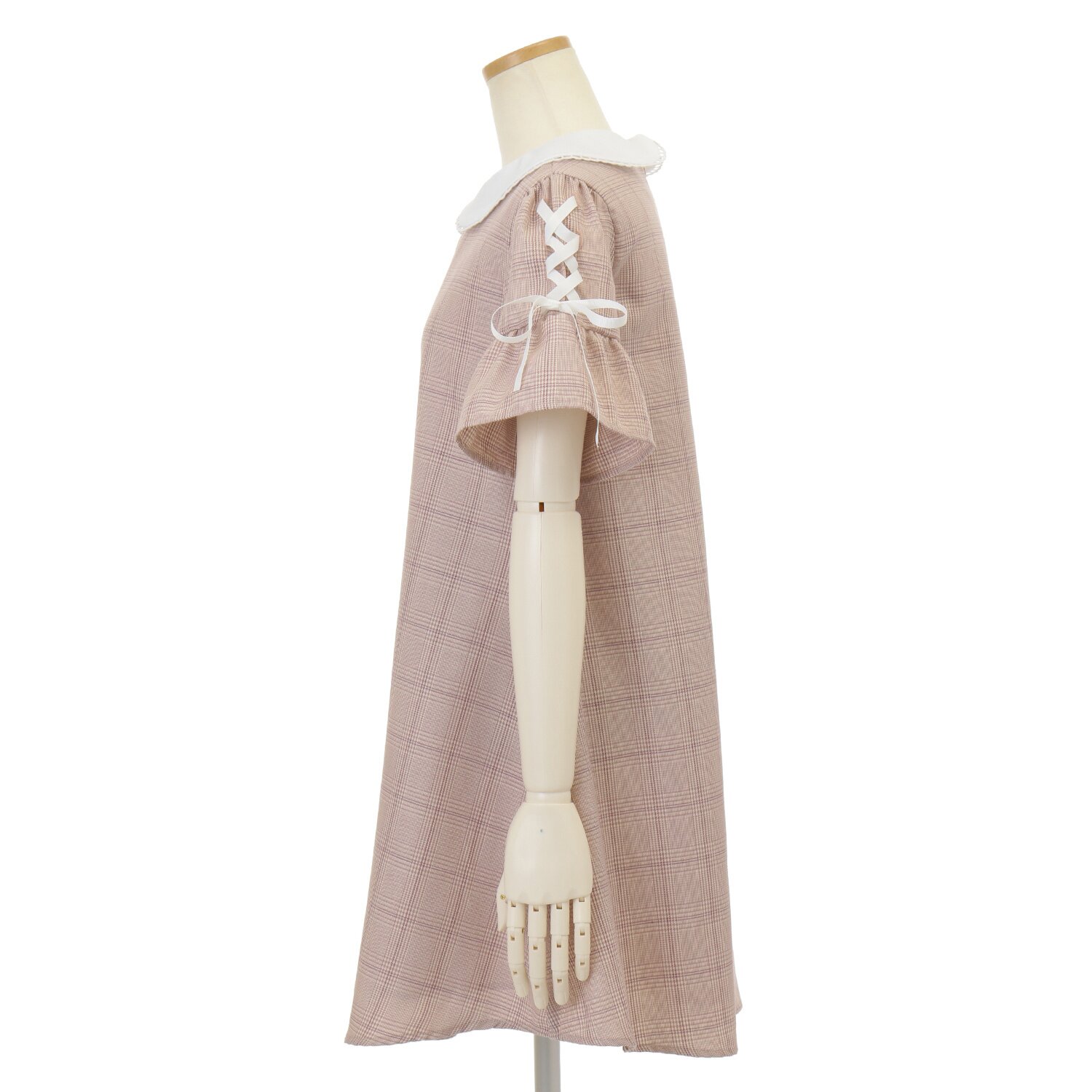 LIZ LISA Ribbon Sleeve Glen Check Dress: LIZ LISA - Tokyo Otaku Mode (TOM)