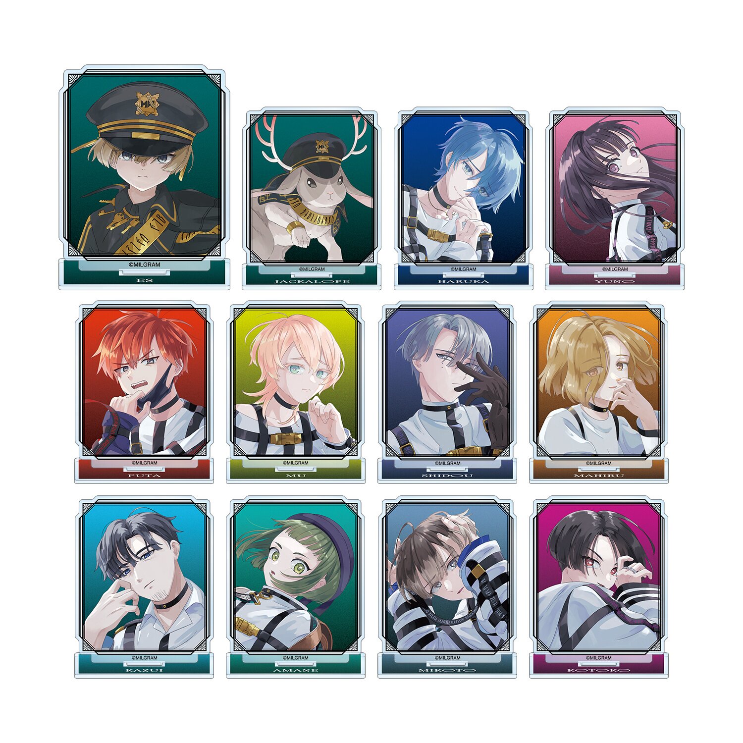 Milgram LIVE EVENT hallucination Ver. Trading Acrylic Stand Complete ...