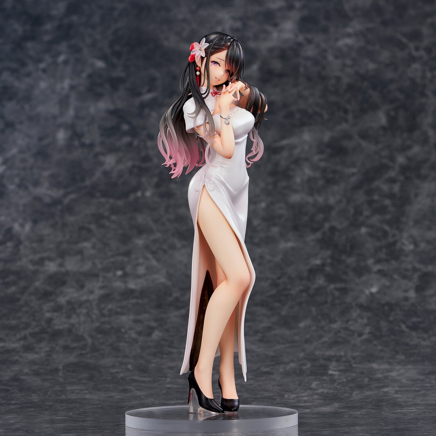 Mai Okuma Illustration Iyashikei White Chinese Dress Onee-San Non-Scale Figure - Tokyo Otaku ...