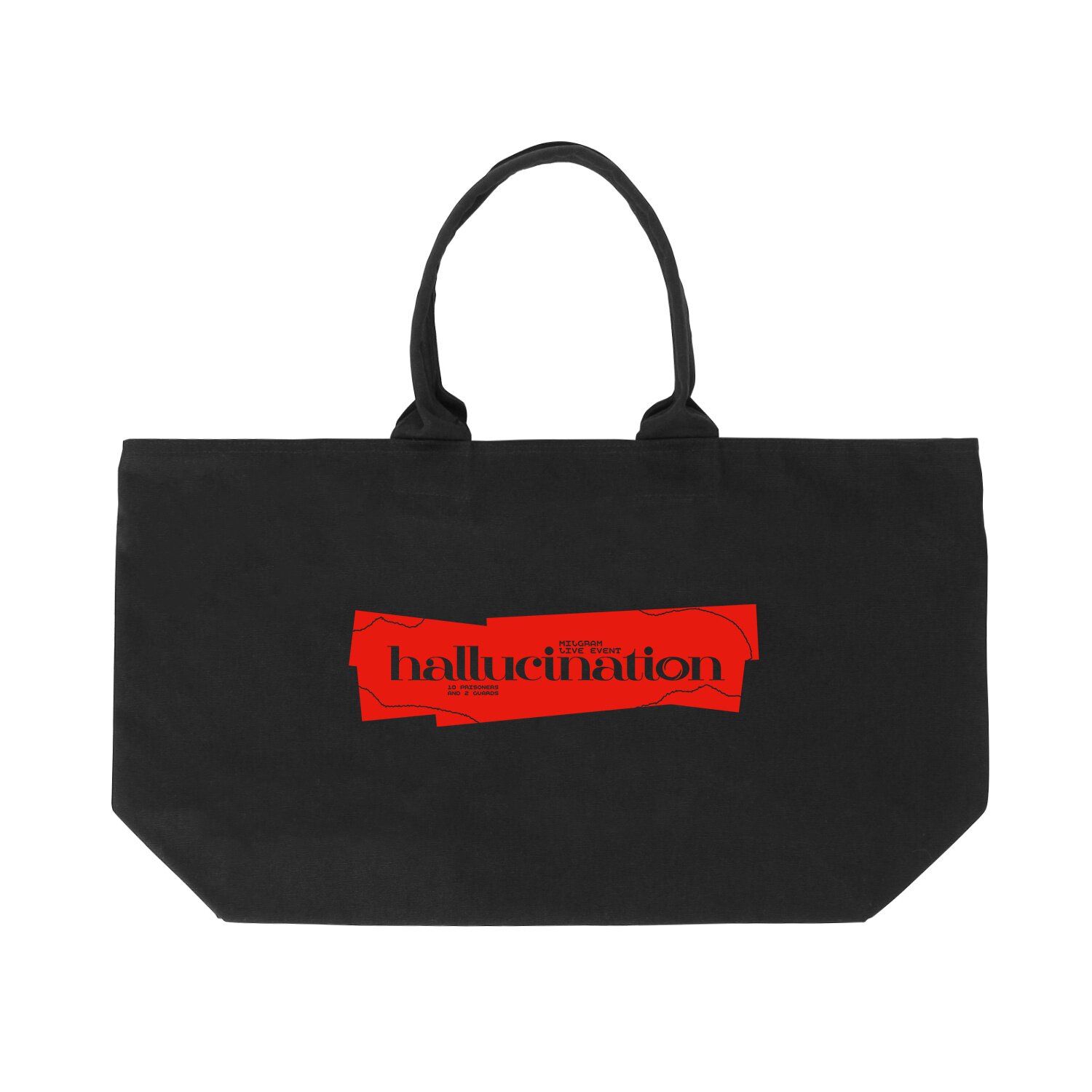 Milgram LIVE EVENT hallucination Ver. Logo BIG Zip Tote Bag - Tokyo ...